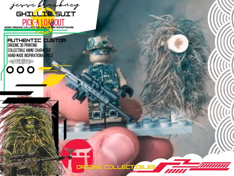 Build-a-sniper Custom Minifigure Block Soldier - Etsy