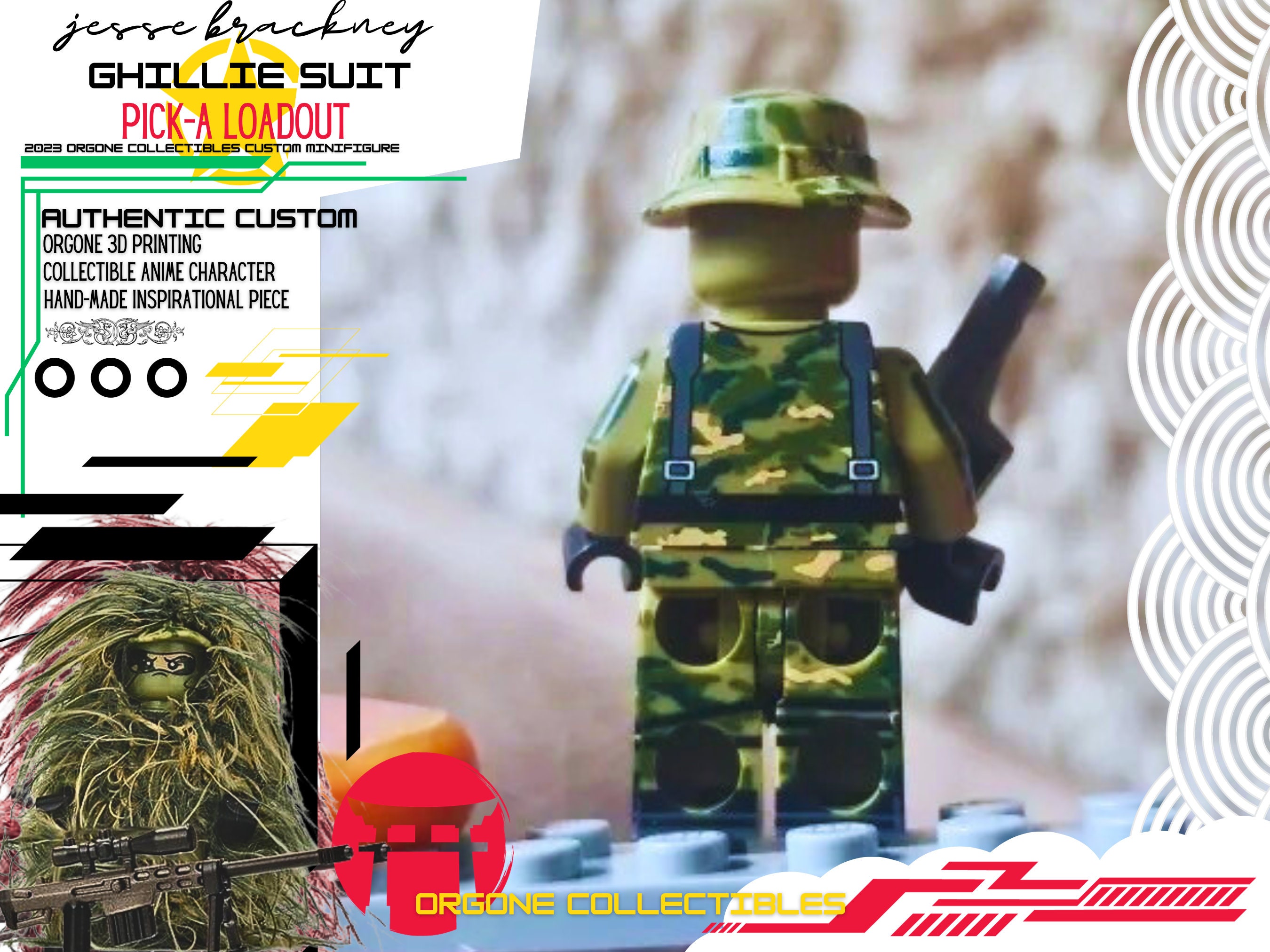Build-a-sniper Custom Minifigure Block Soldier - Etsy