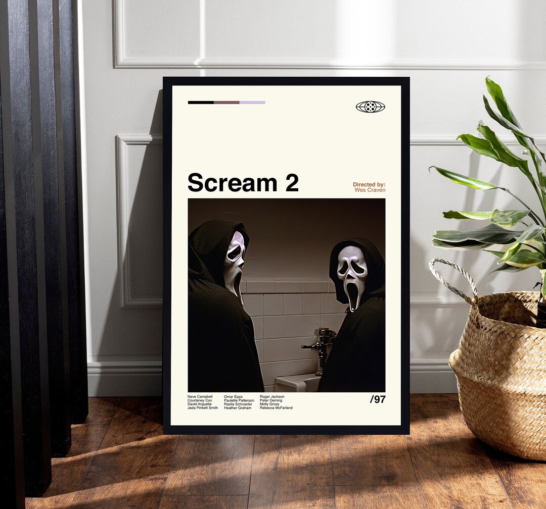 Scream Movie Poster Scream Movie Scream Retro Vintage - Etsy