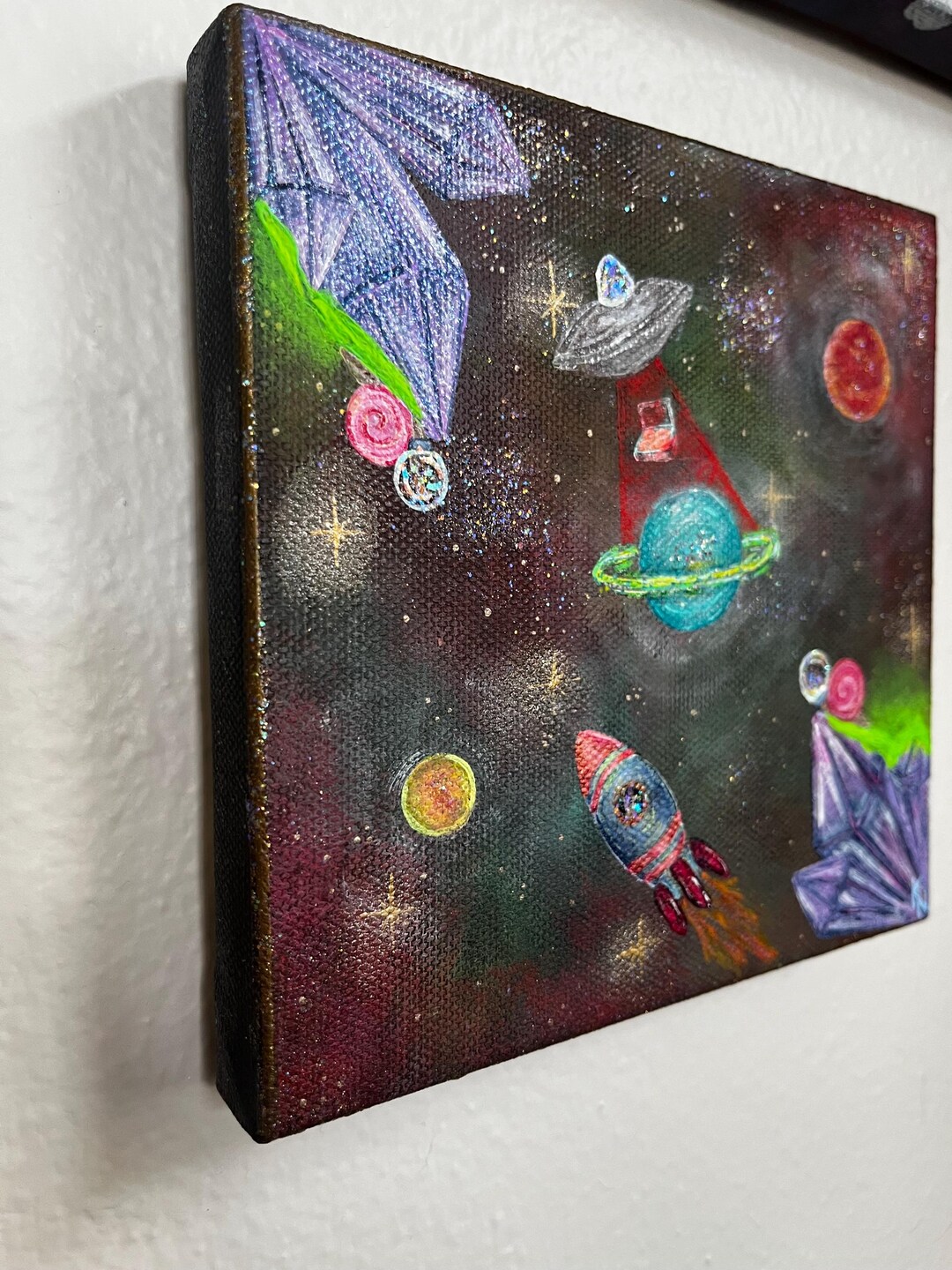 Snalien Invasion: Whimsical Space Snail Art - Etsy