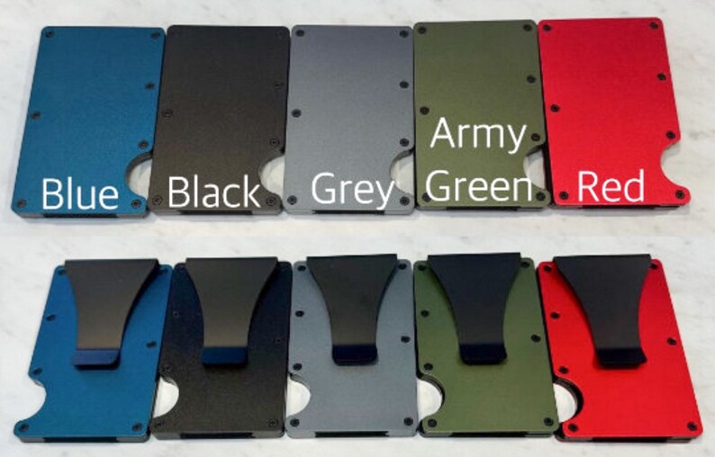 Custom Metal Wallet | Blue Collar Worker | Blue Collar Gift | Engraved ...