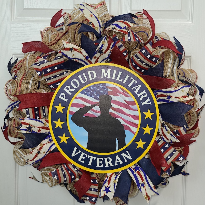 Veterans Day Wreath - Etsy