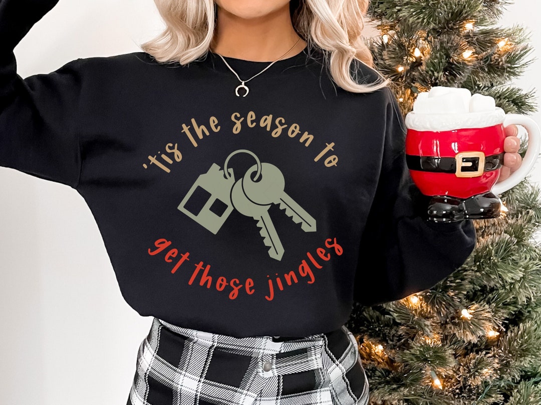 Real Estate Agent Christmas Sweatshirt,realtor Sweatshirt Real Estate ...