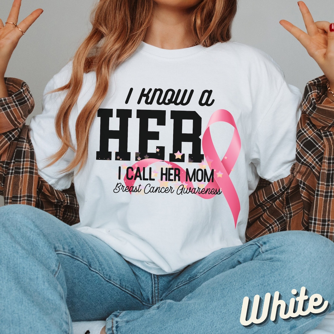 Personalized Breast Cancer Awareness Shirt, Pink Cancer Ribbon Tshirt, Custom Breast Cancer ...