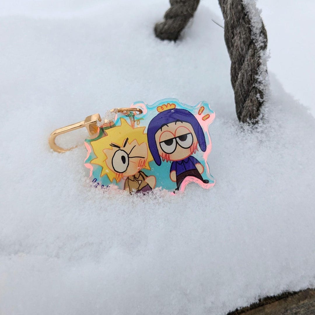 T&C Duo SP Inspired Holographic Acrylic Keychains - Etsy