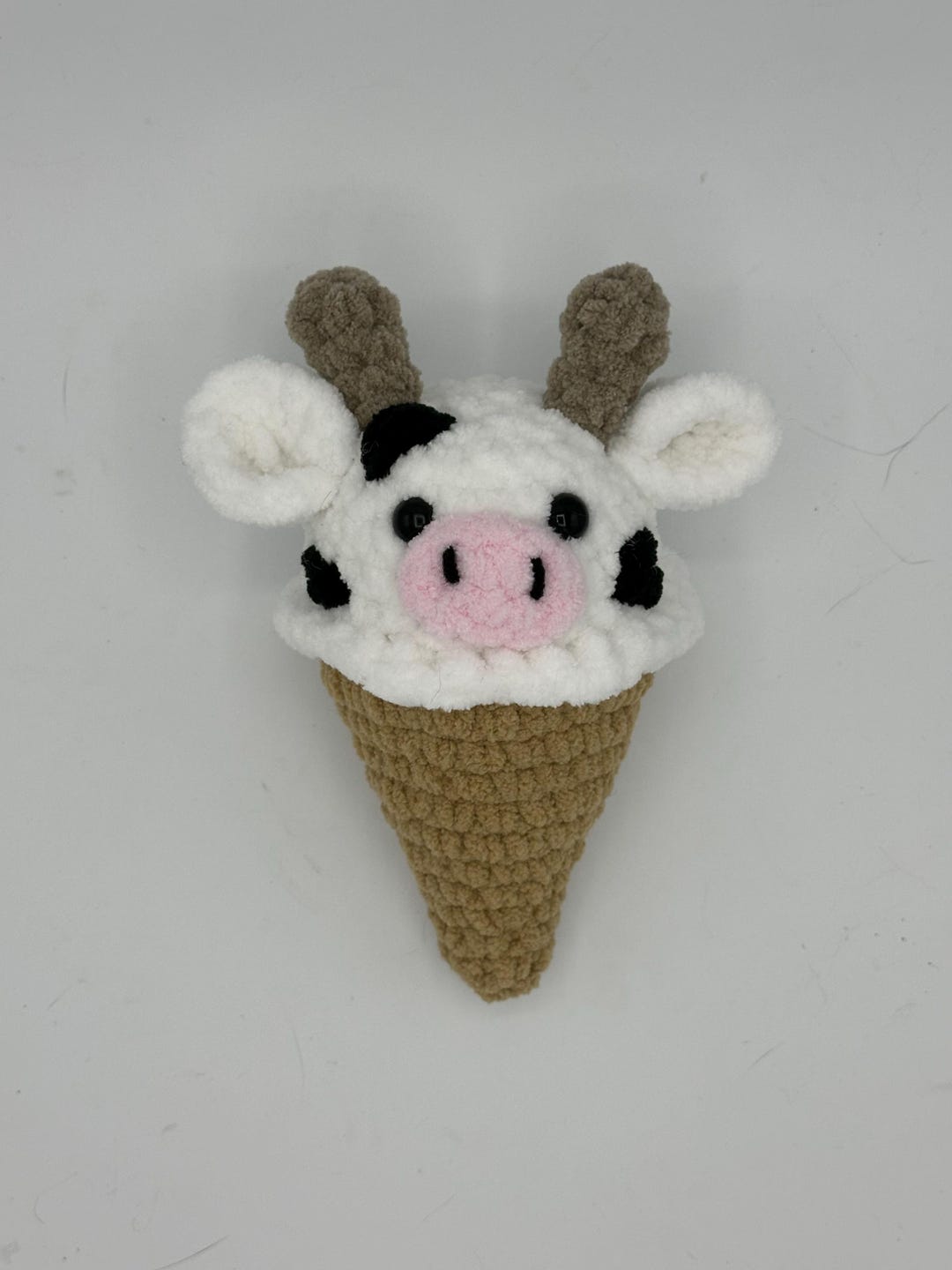Cow Crochet Ice Cream Cone - Etsy