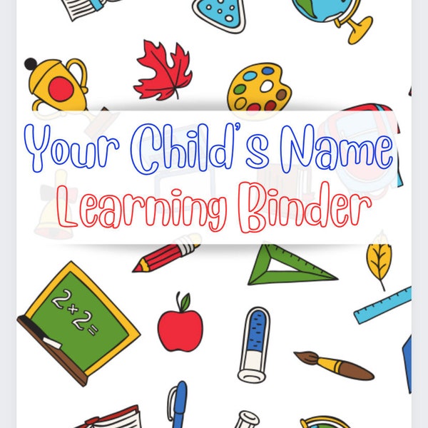 Learning Binder - Etsy