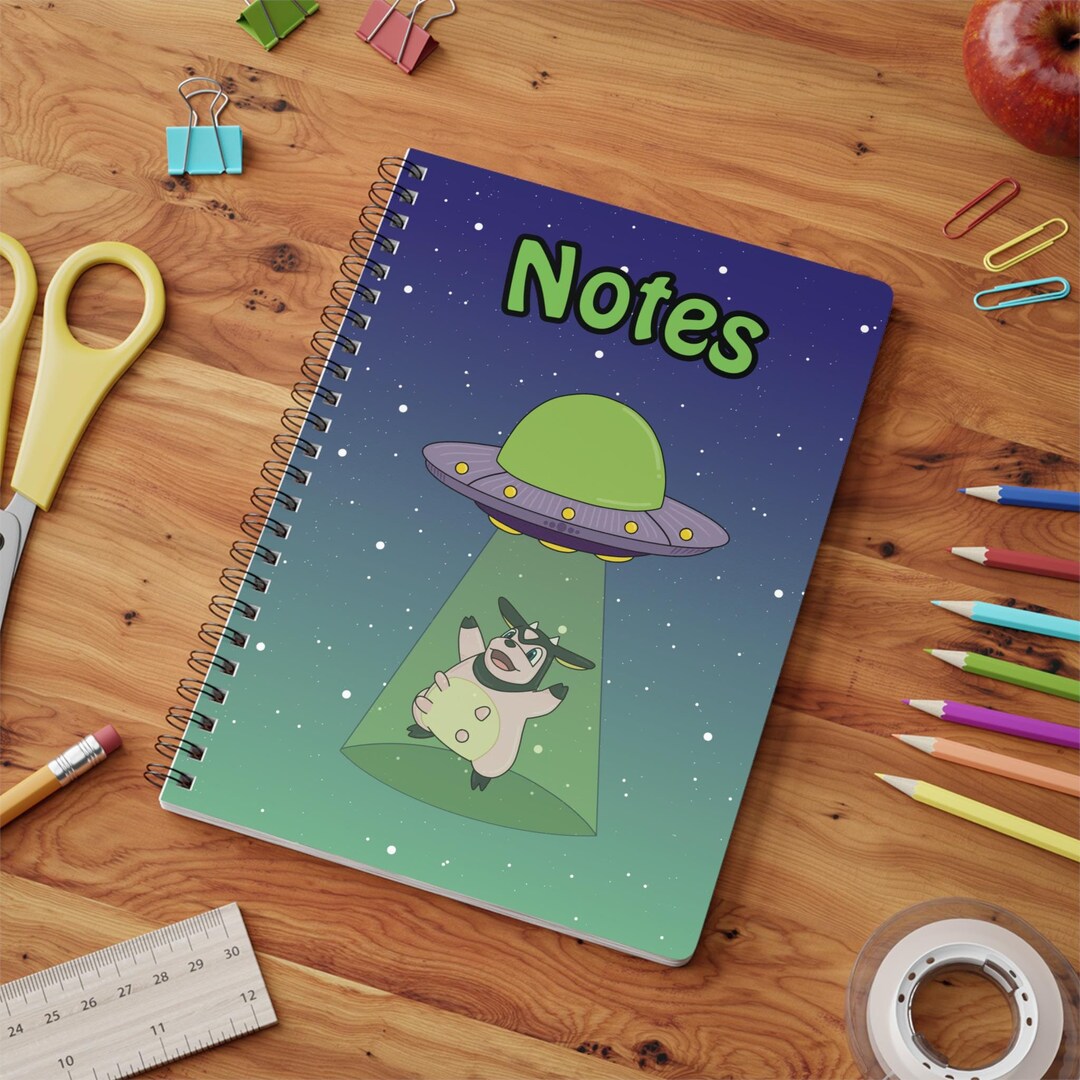 Miltank UFO A5 Notebook / Pokemon Stationery / Pokemon Gift / Pokemon ...