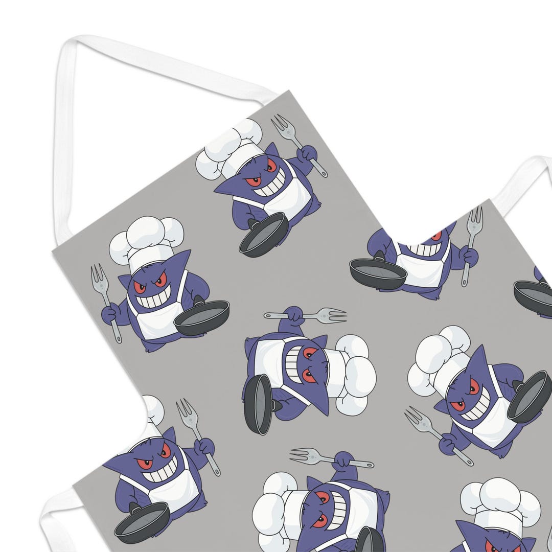 Pokemon Apron Adult Pokemon Gift Ghost Type Pokemon Kitchen Accessories ...