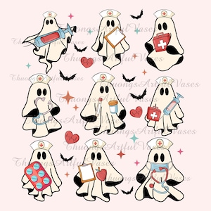 Halloween Nurse Png, Nurse Ghost Png, Spooky Nurse Png, Halloween ...