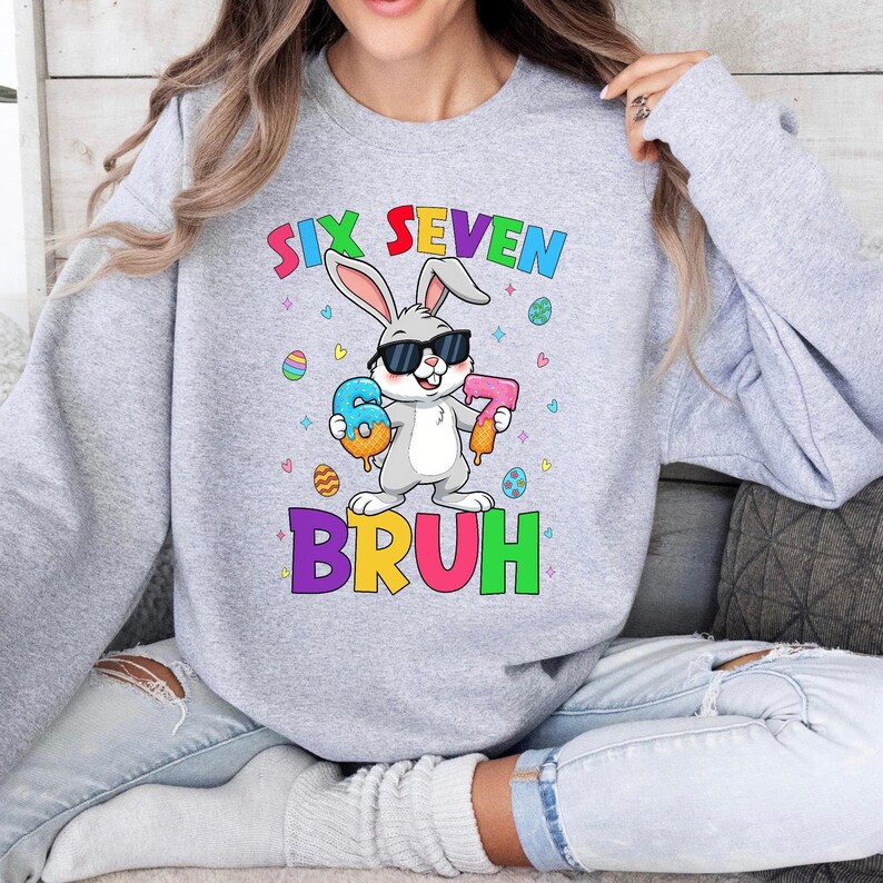 Happy Easter Day 67 Bunny PNG, Six Seven Easter Day, 67 Easter Egg Png ...