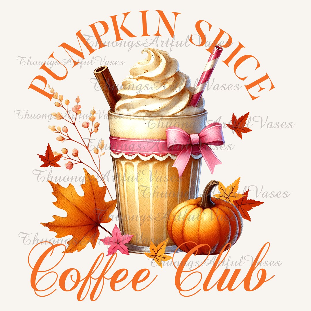 Coquette Pumpkin Spice Png, Fall Png, Tis the Season, Pumpkin Spice Png ...