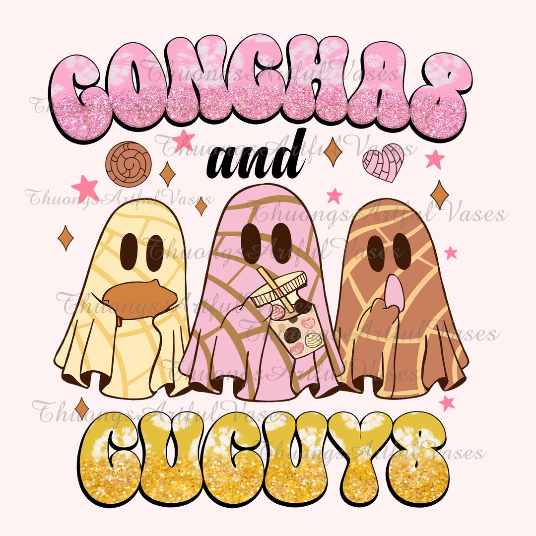Conchas and Cucuys Mexican Ghost PNG, Spooky Conchas PNG, Pantasmas PNG ...