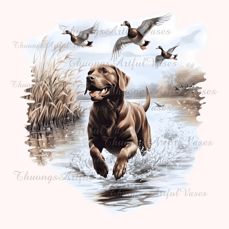 Duck Hunting With Dog Png - Etsy