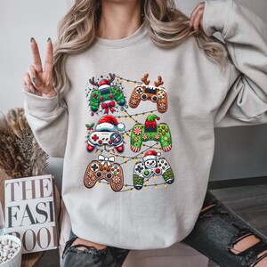 Christmas Controller Gaming Png, Christmas Gamer Png, Santa Hat Video ...