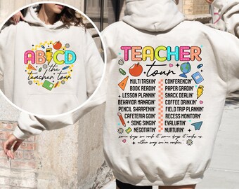 Retro Teacher Svg, ABCD Teacher Tour Svg, Back to School Svg, End of ...