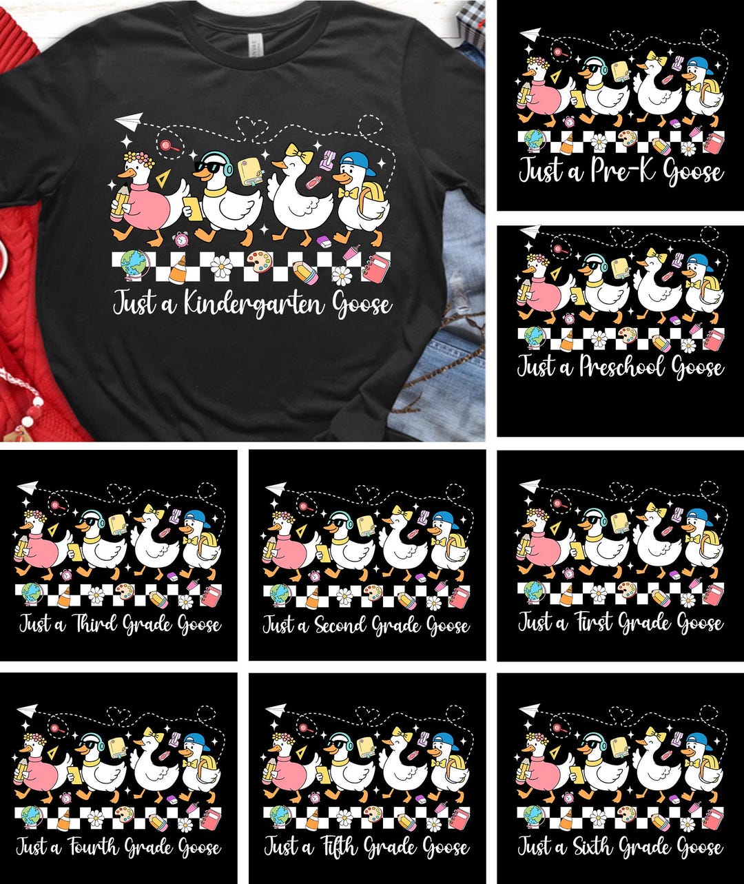 Preppy Back to School PNG, Kokette Lehrer Shirt Design PNG ...