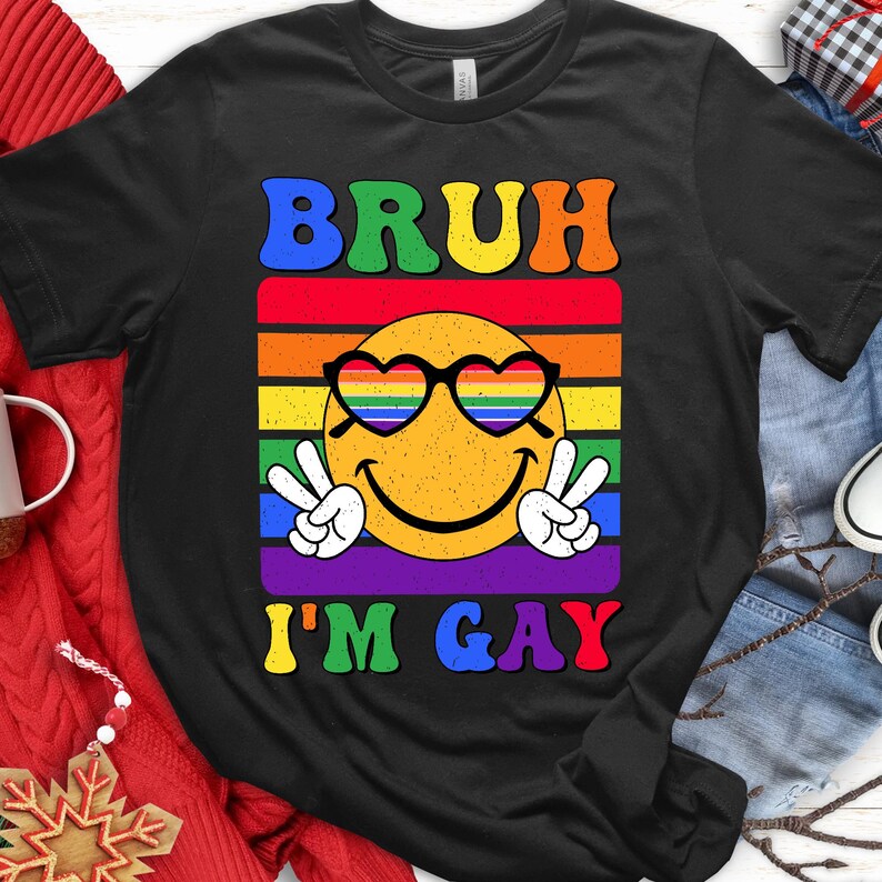 Bruh I'm Gay Png, LGBTQ+ Png, Pride Png, Love is Love Png, Human Rights ...