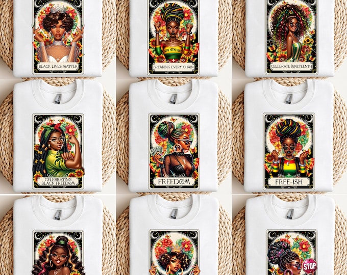 African Woman 22 Major Arcana Tarot Cards, Printable Tarot Deck Digital ...
