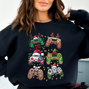 Christmas Controller Gaming Png, Christmas Gamer Png, Santa Hat Video ...