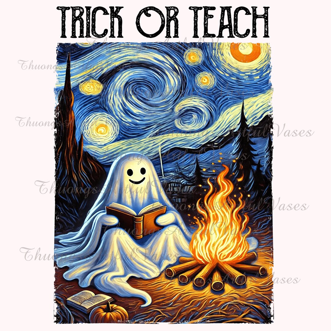 Ghost Book Reading Camping PNG, Ghost Reading Book Png, Halloween ...
