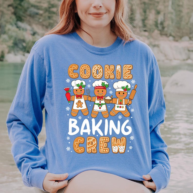 Cookie Baking Crew Christmas Png, Cookie Squad PNG, Gingerbread Cookie ...