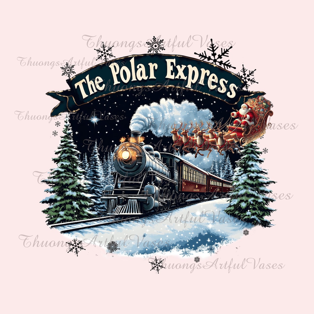 Believe Polar Express Png, Christmas Movie Png, Christmas Believe Png ...