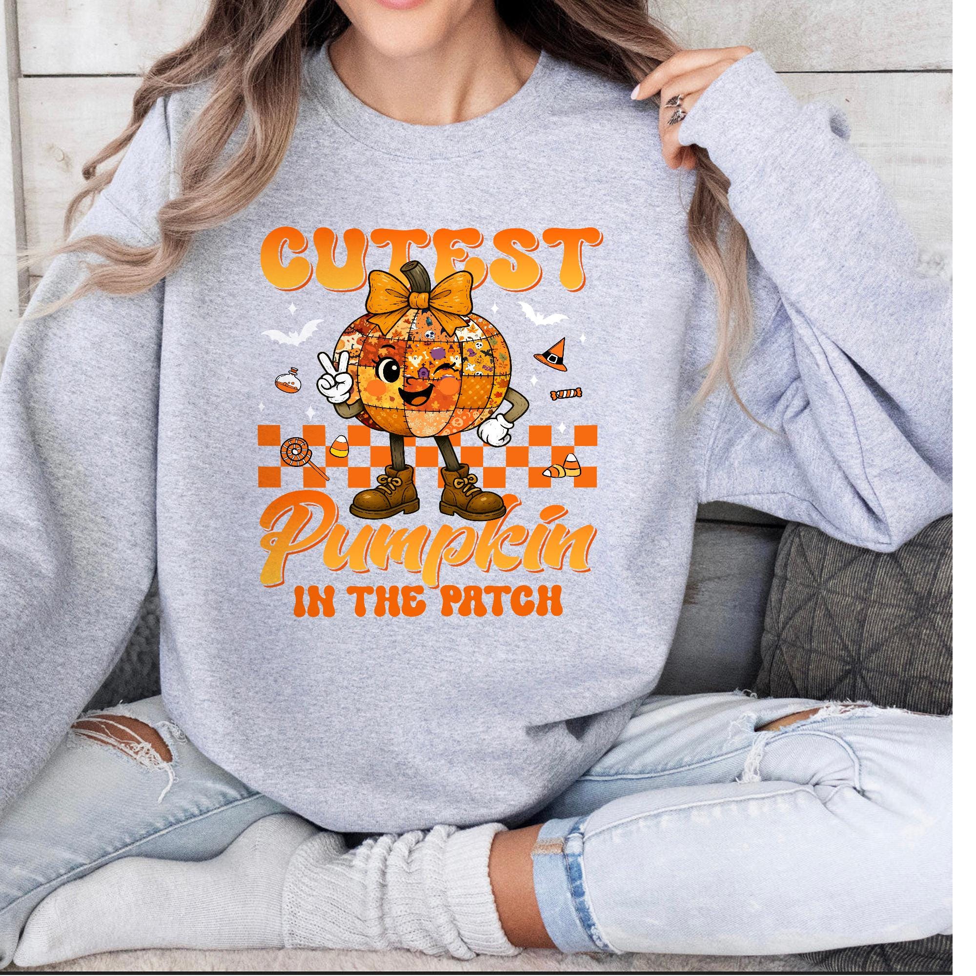 Cutest Pumpkin in the Patch Png, Fall Pumpkin Bow Png, Girly Fall Png ...