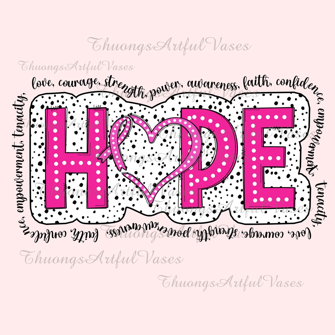Hope Breast Cancer Png, Breast Cancer Awareness Png, Breast Cancer ...