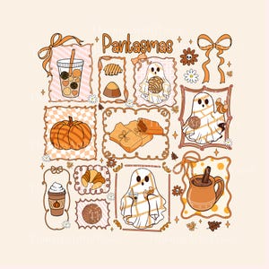 Pantasmas PNG, Mexican Conchas Ghost Png, Spooky Conchas Png, Spanish ...