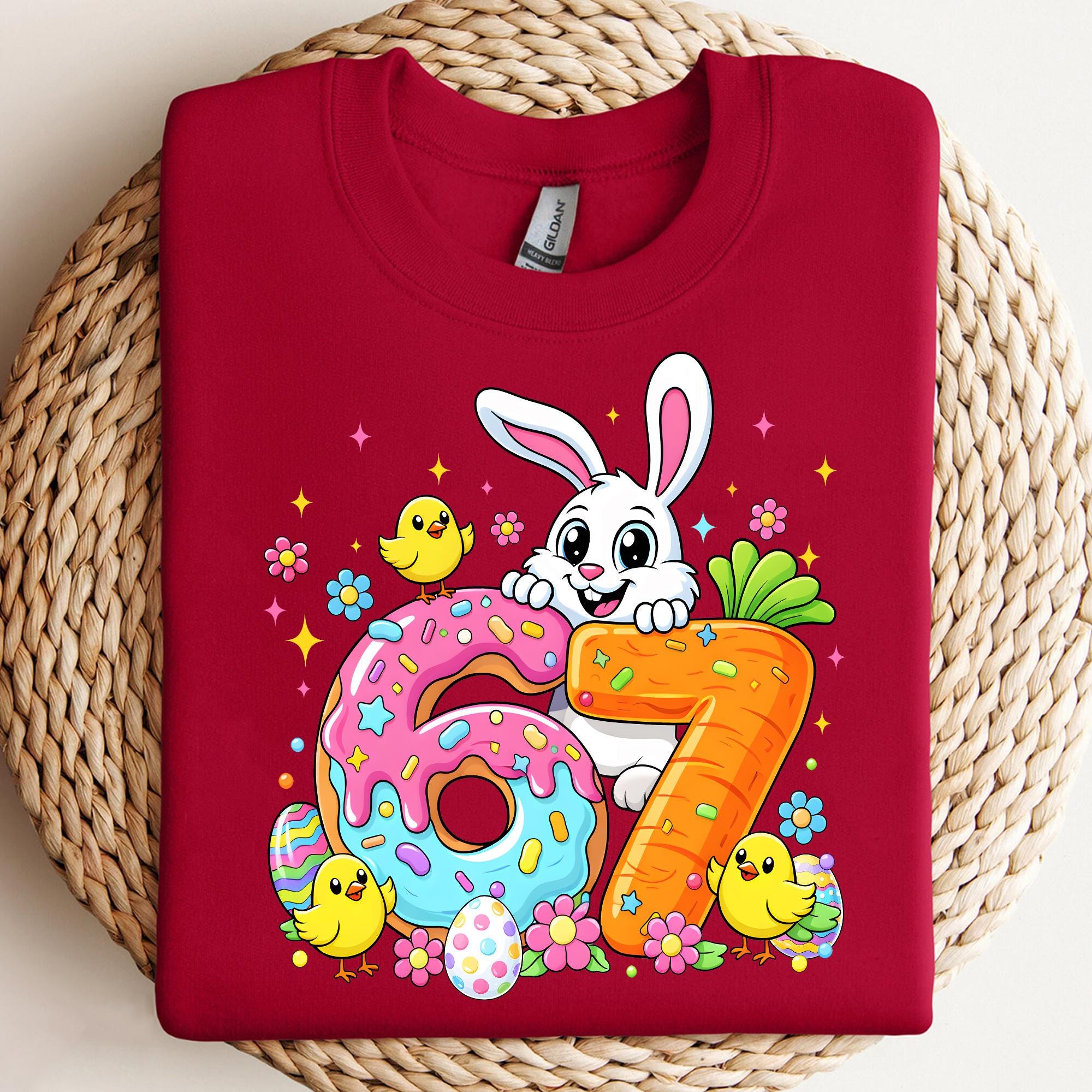 Happy Easter Day 67 Bunny PNG, Six Seven Easter Day, 67 Easter Egg Png ...