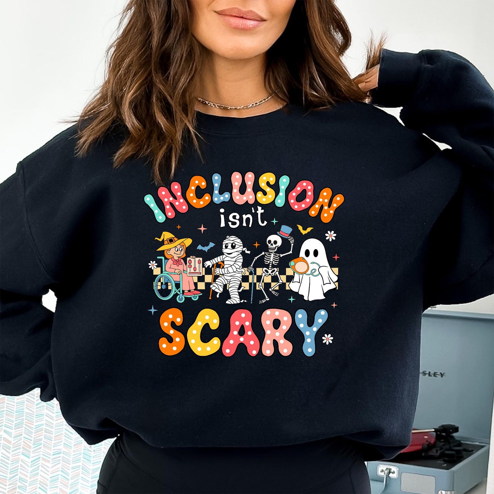 Inclusion Isn't Scary Halloween PNG, Halloween Sped Teacher Tee ...
