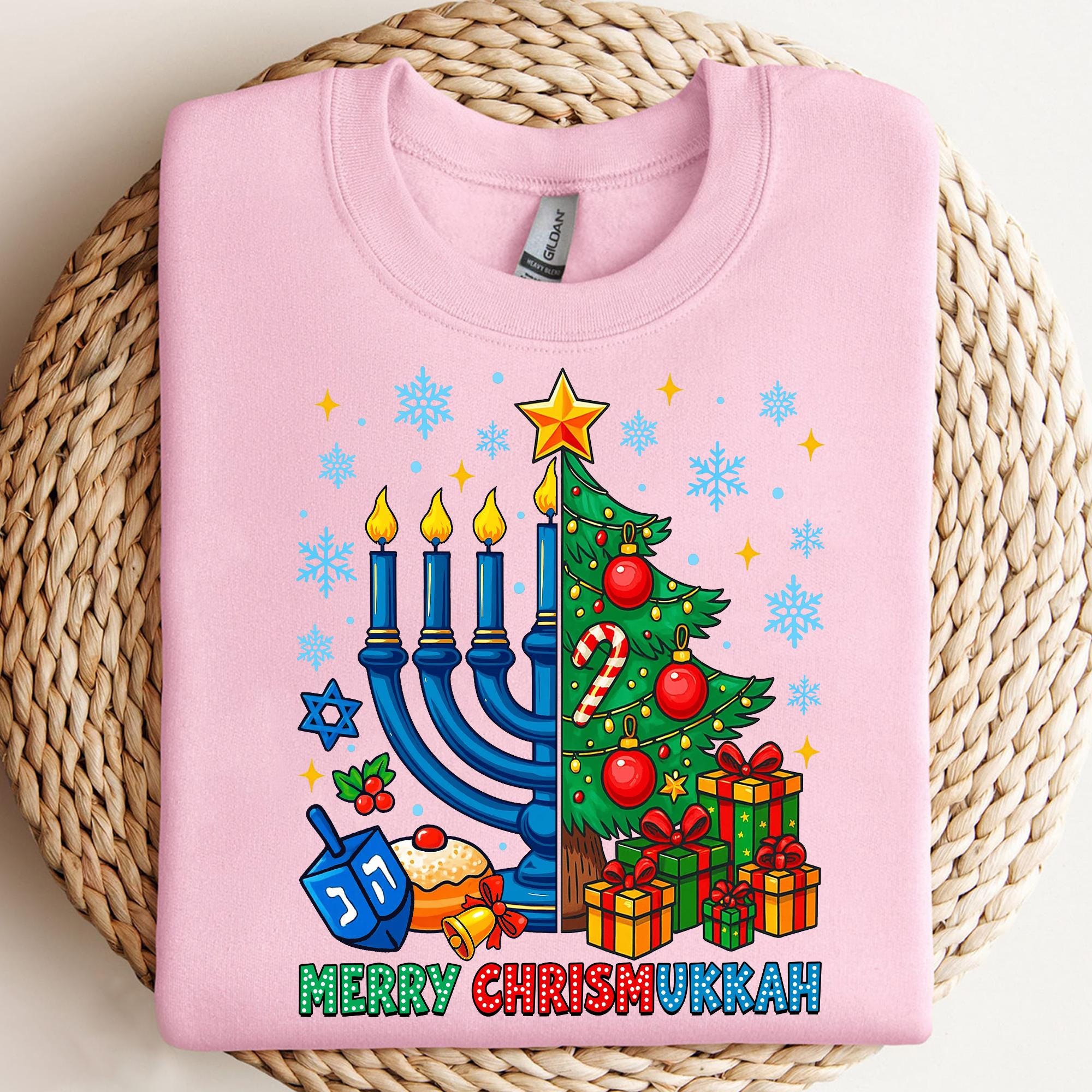 Merry Chrismukkah PNG, Happy Christmas Hanukkah Png, Jewish Christmas ...