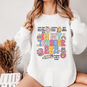 In My Teacher Era Png, 100 Days of School, Back to School, Retro School ...