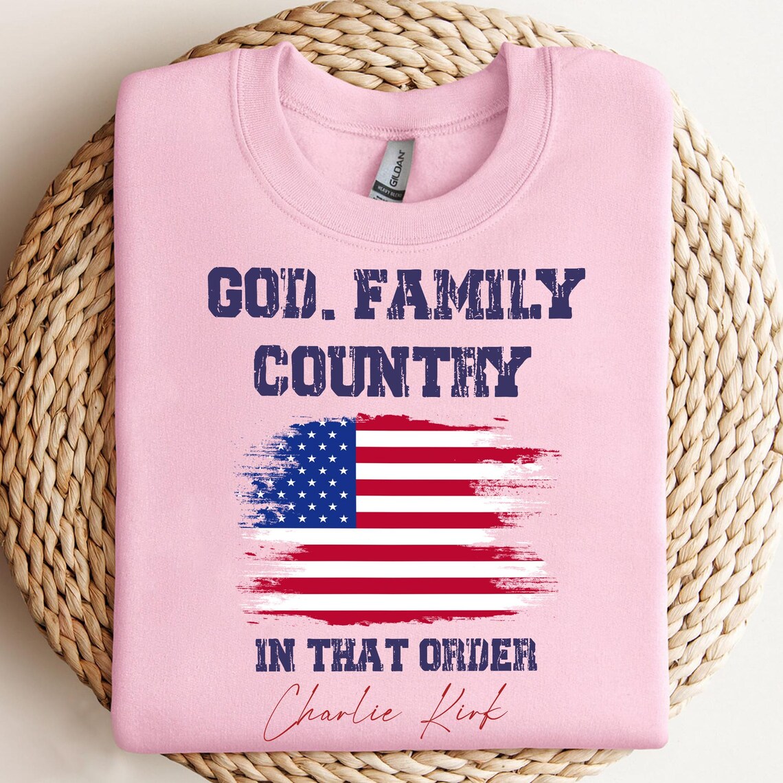 God Family Country PNG, in That Order, Charlie Kirk Quote, Christian ...