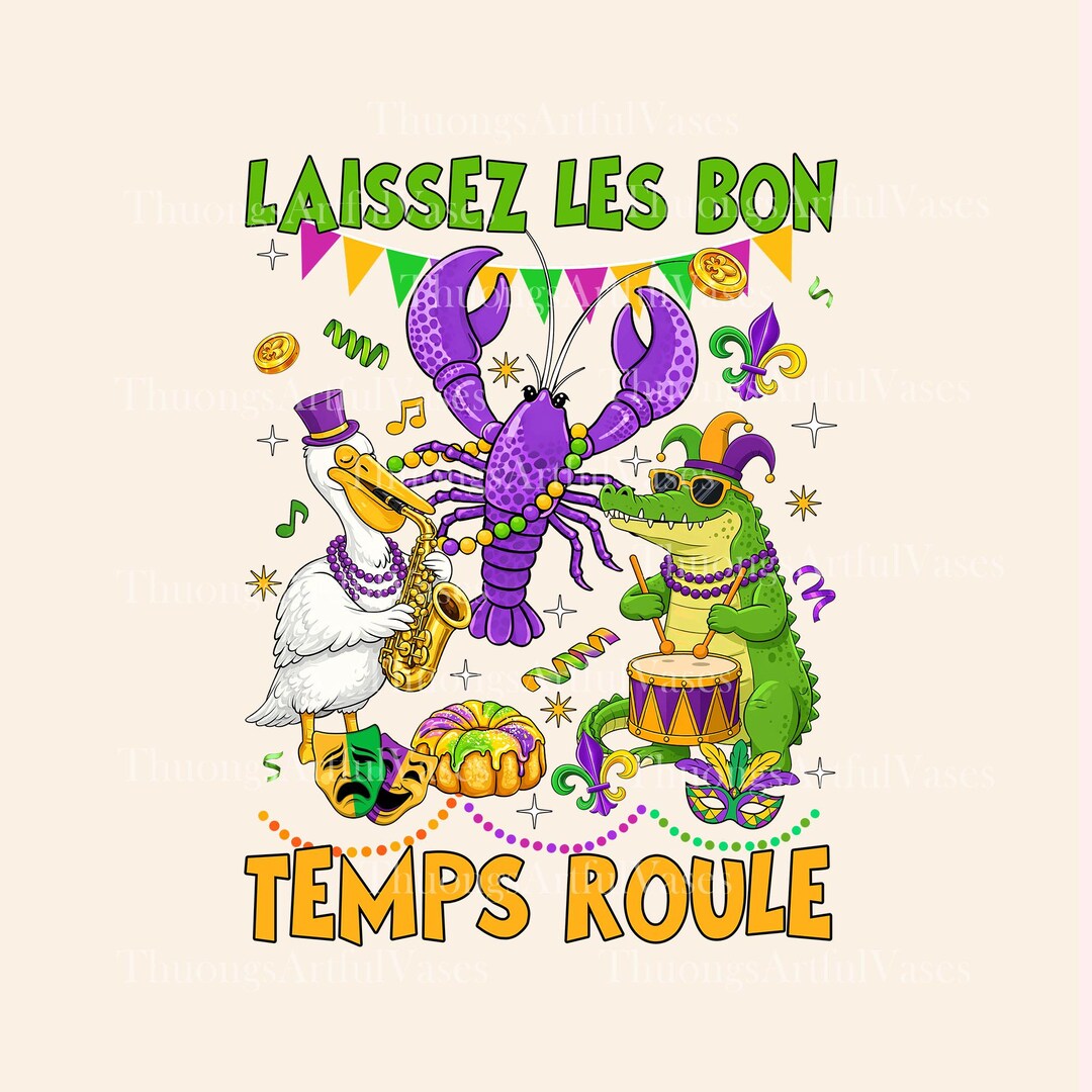 Laissez Les Bons Temps Roule PNG, Let the Good Times Roll, Crawfish ...