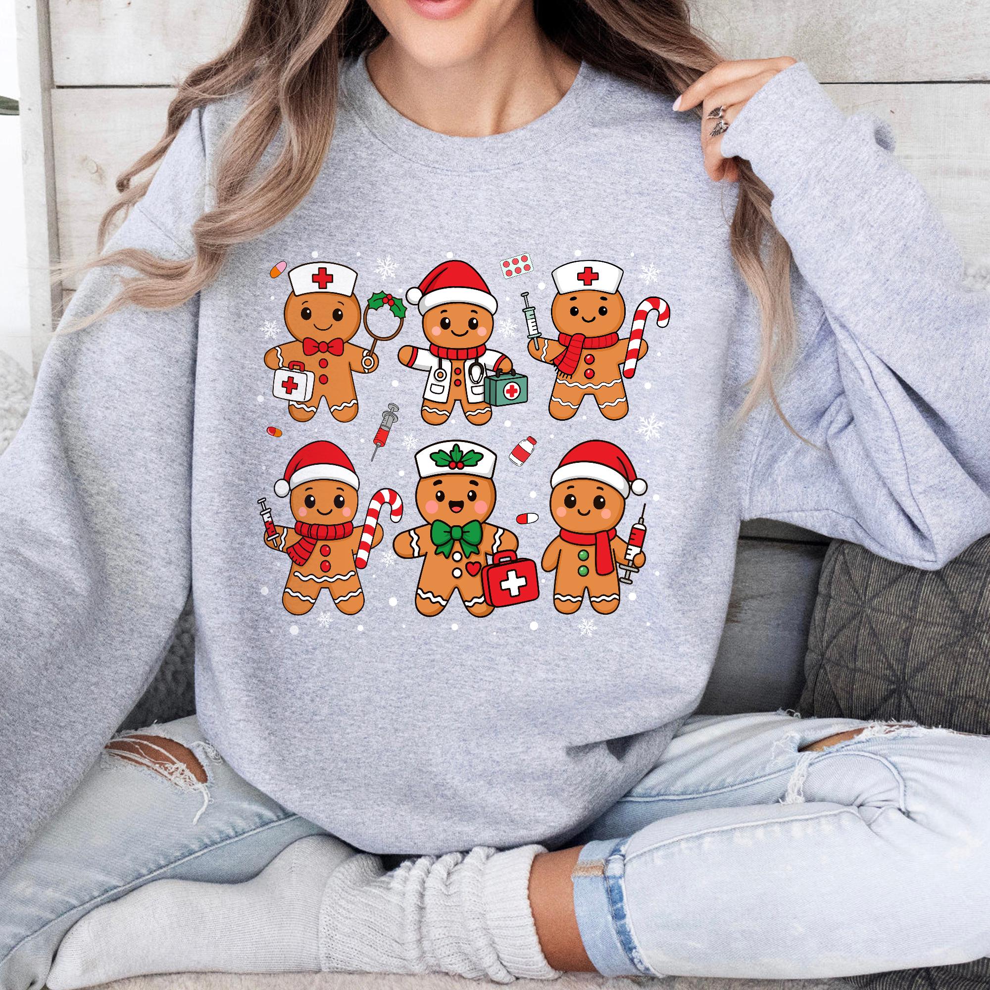 Did You Try Icing It PNG, Funny Gingerbread Christmas Shirt, Pain Scale ...