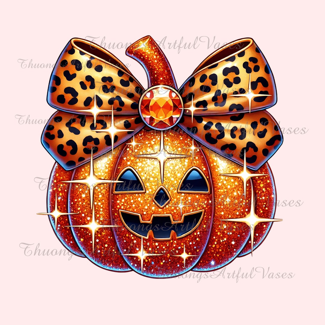 Cute Sparkly Pumpkin Png, Funny Halloween Pumpkin Png, Fall Glitter ...