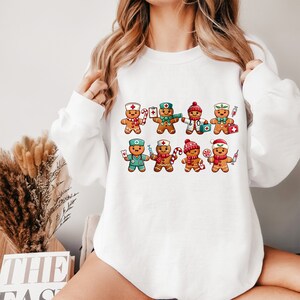 Gingerbread Nurse Christmas Png, Retro Nurse Christmas, Christmas Vibes ...