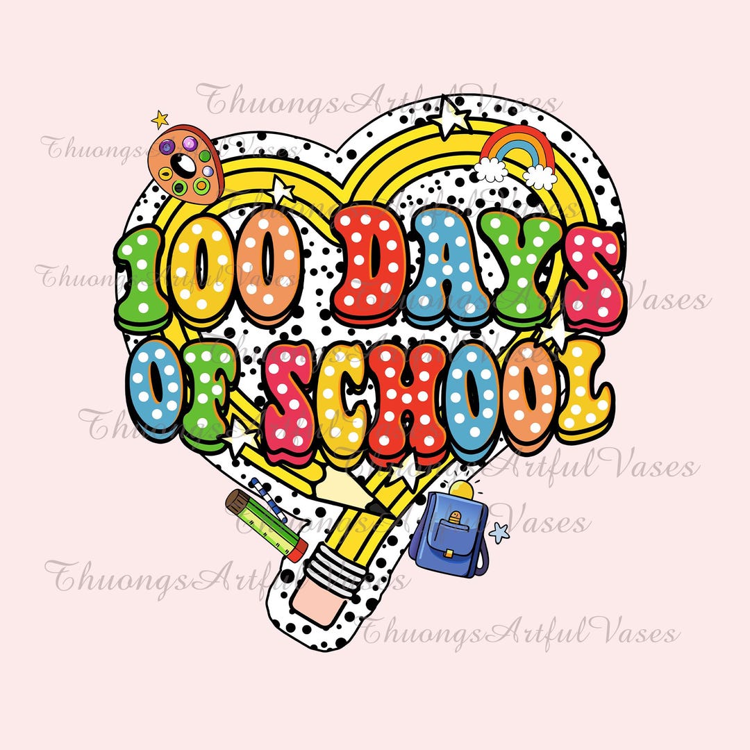 100 Days of School Dalmatian Png, 100 Days of School Png, I Survived ...