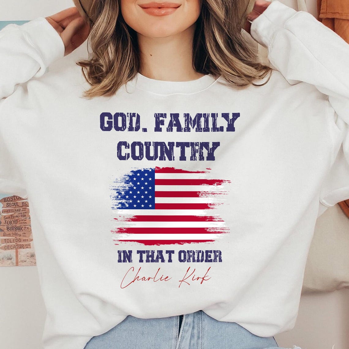 God Family Country PNG, in That Order, Charlie Kirk Quote, Christian ...
