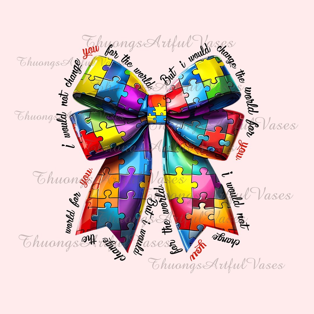 Autism Puzzle Ribbon Png, Autism Mama Png, Women Austim Mom Png, Accept ...