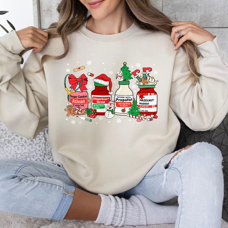 Peppermint Mocha Propofol PNG, Cute Christmas Nurse Png, Medical ...