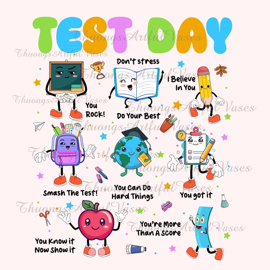 Test Day Png, Teacher Testing Exam Png, Rock the Test Png, You Are More ...