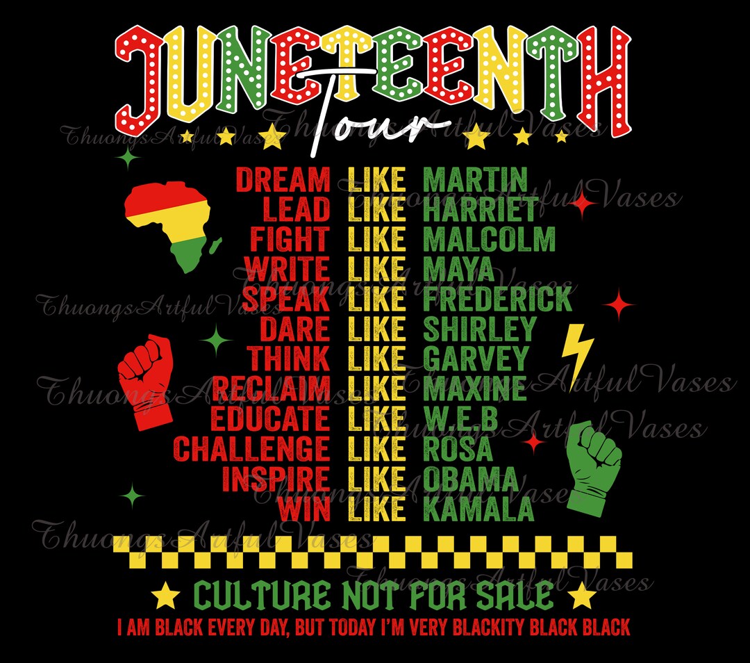 Juneteenth Tour PNG, Black History Png, Juneteenth 1865 Png, Juneteenth ...