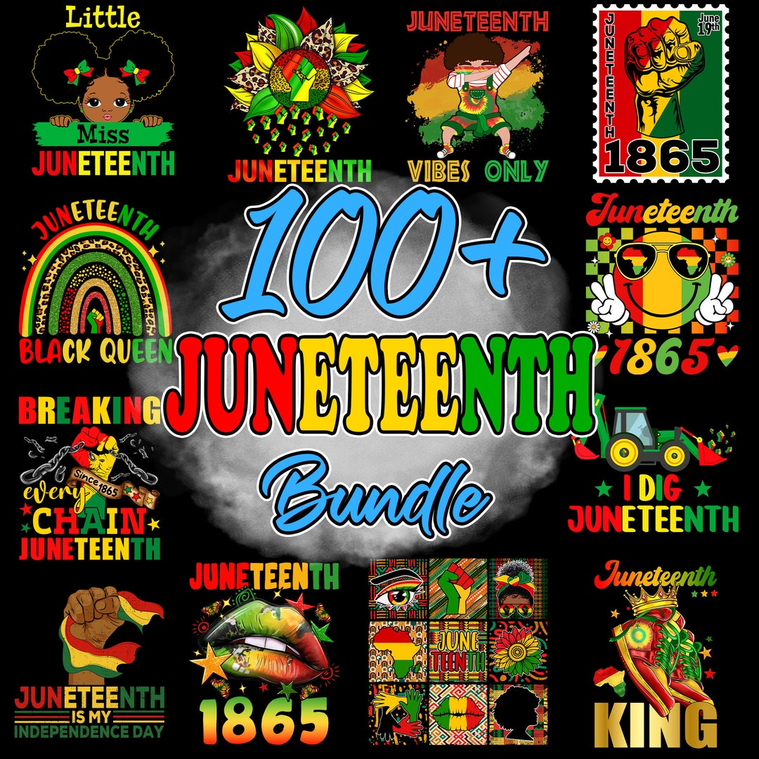 100+ Juneteenth PNG Bundle, Juneteenth Sublimation Png, Free-ish, Black ...