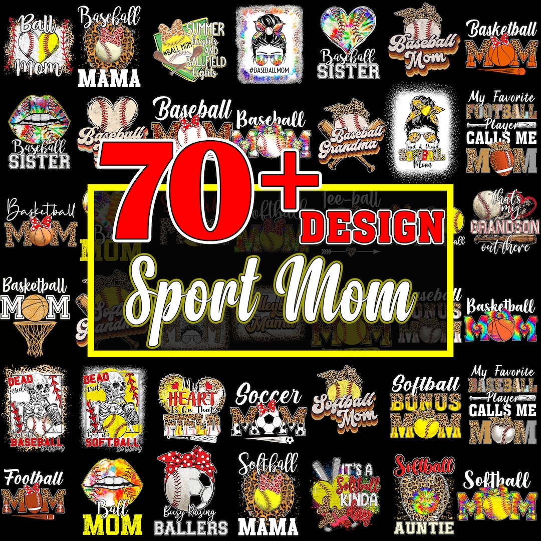 70+ Sports Mom Png Bundle, Sports Mama Png, Mothers Day Png, Soccer ...