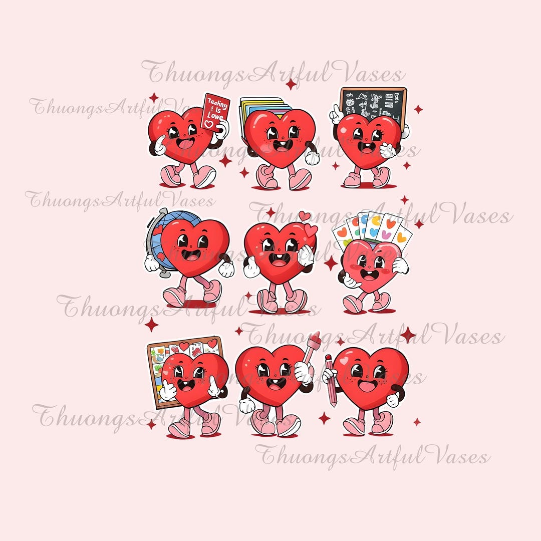 Teacher Valentines Hearts Png,teacher Valentine Shirt Png, Teacher ...