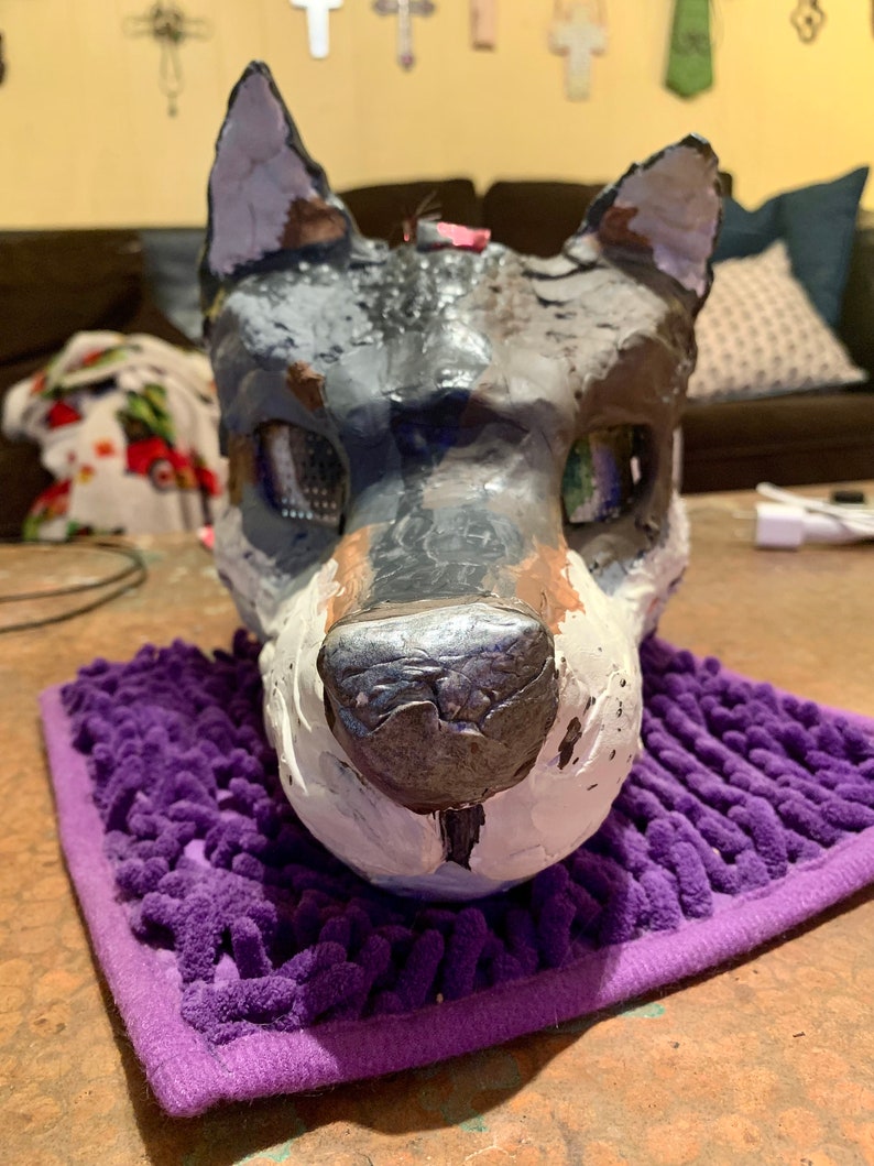 Wolf Dino Mask / Moving Jaw - Etsy Canada