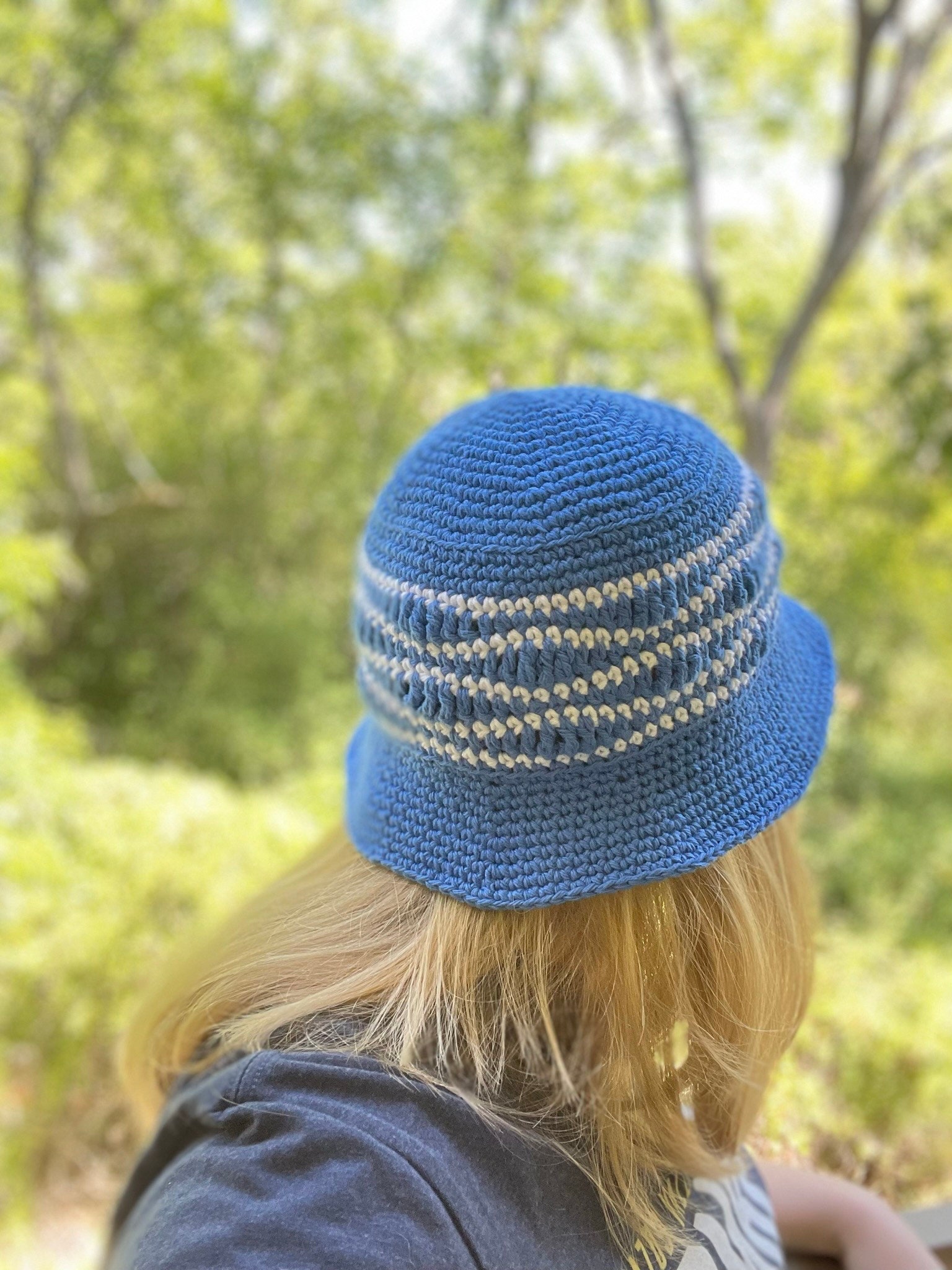 Wavy Bucket Hat Crochet Pattern - Etsy